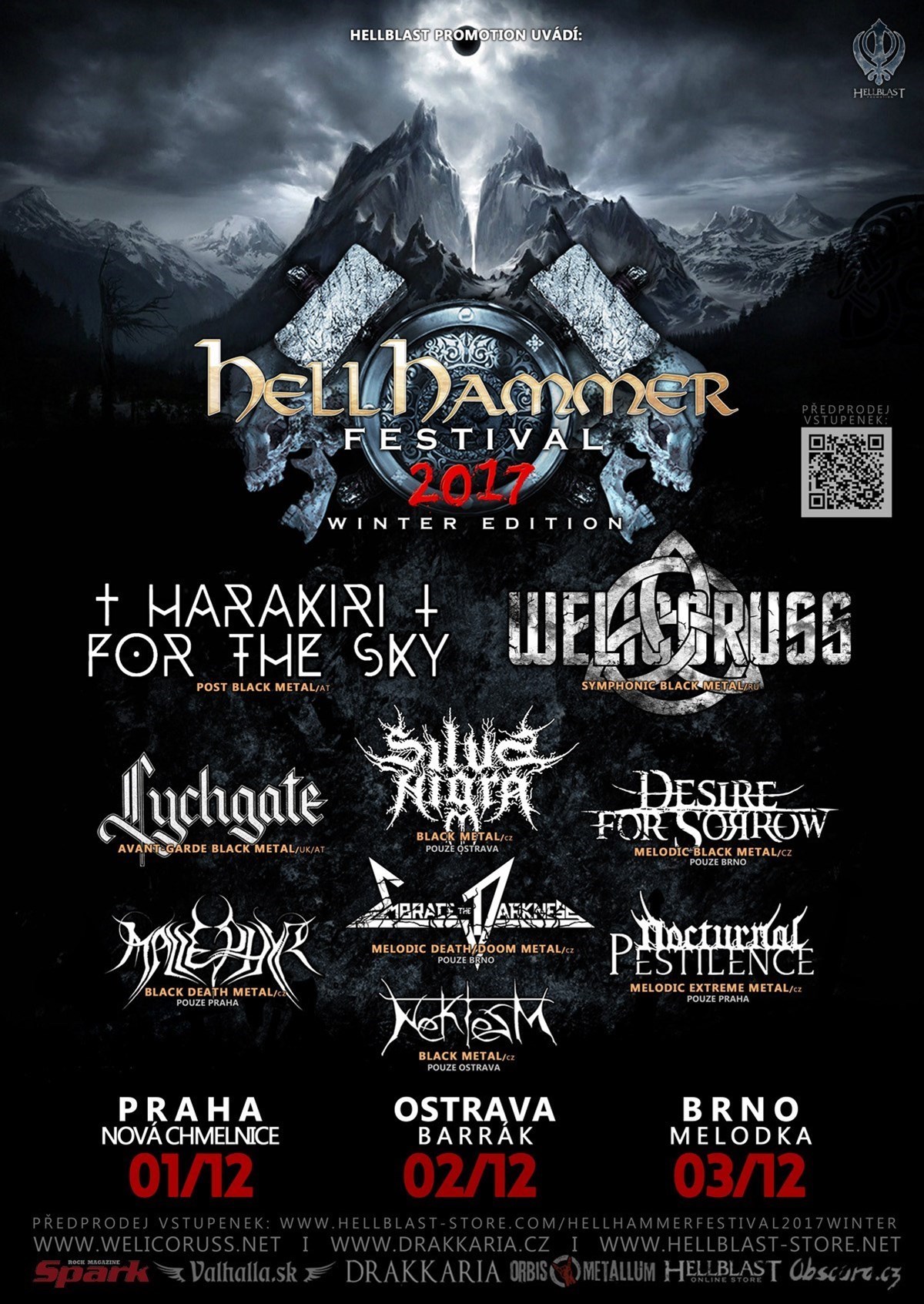 Hellhammer festival 2017: Winter Edition – vstupenky