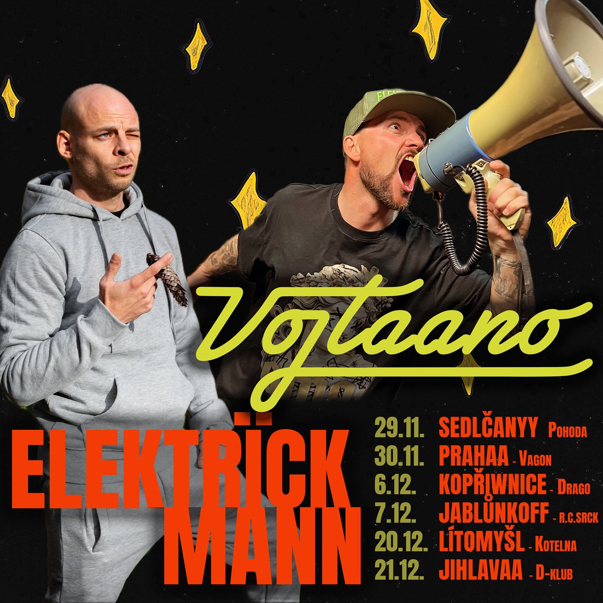Elektrïck Mann + Vojtaano – vstupenky