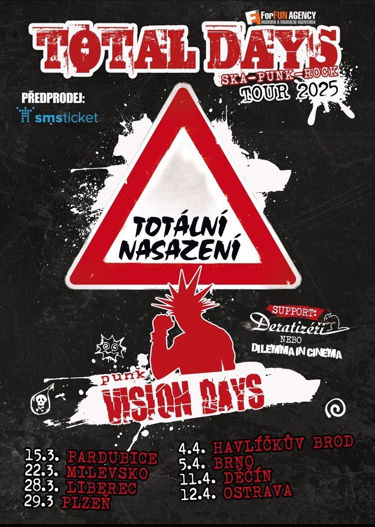 TOTAL DAYS TOUR 2025 - Totální nasazení a Vision Days – vstupenky